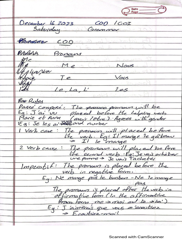 Personal Pronouns | PDF