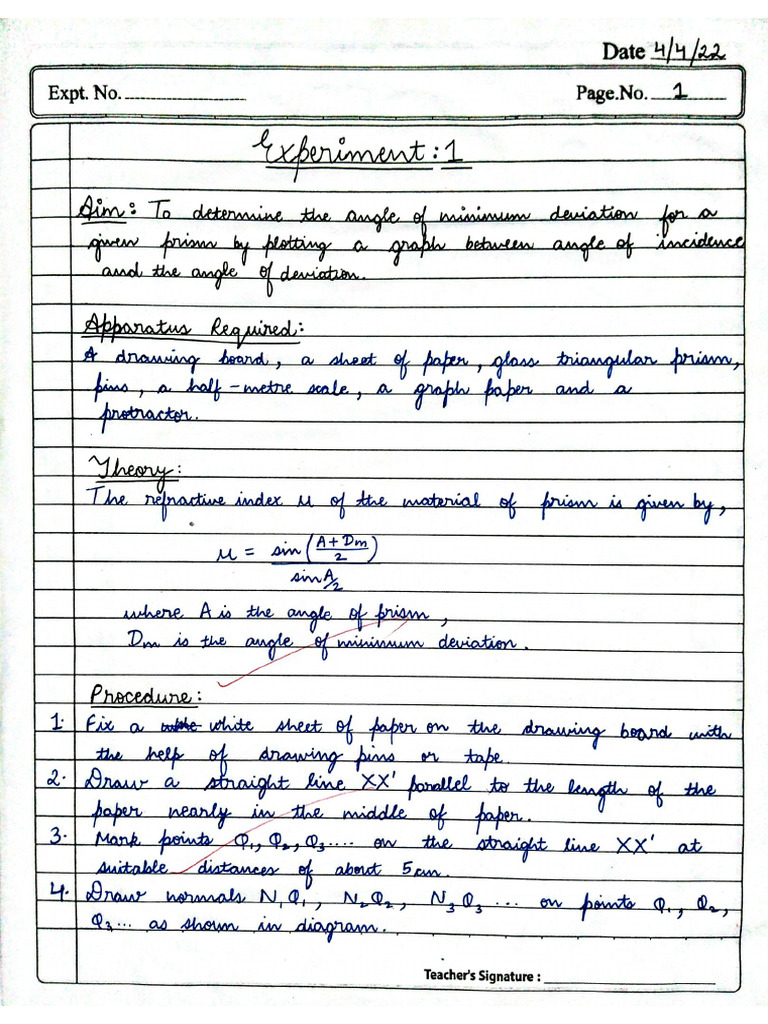 Phy Class 12 All Practical PDF | PDF