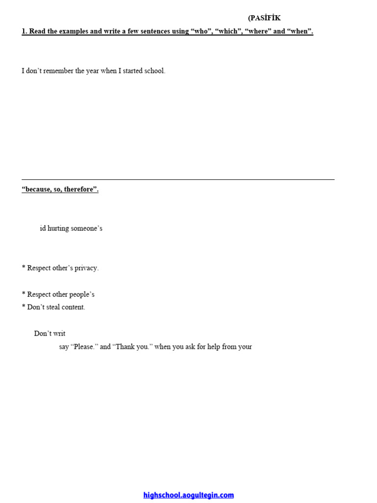 Unit8 Writing Exercise | PDF