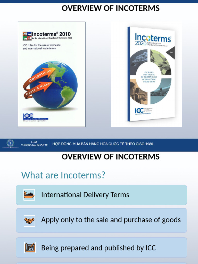 Understanding Incoterms for Trade | PDF | Trade | Freight Transport