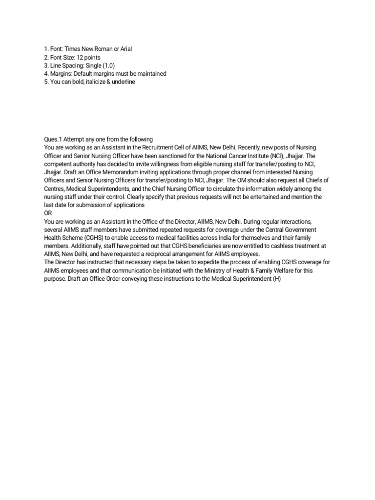 Noting Drafting | PDF