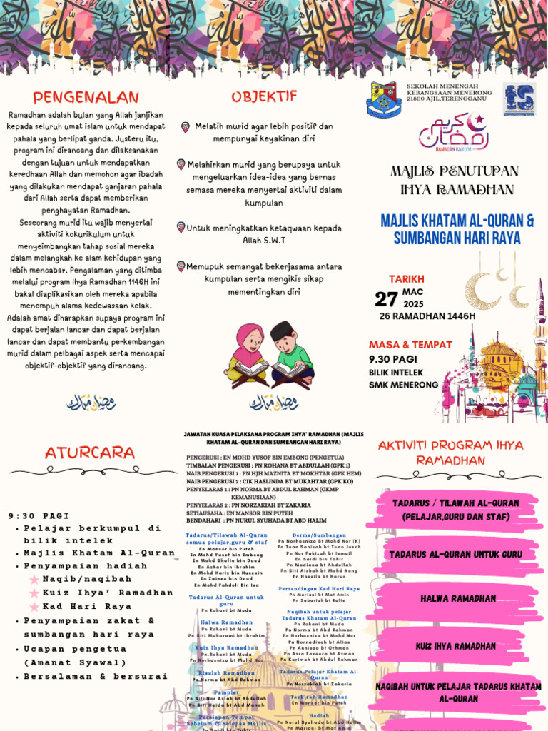 Penutupan Ihya Ramadhan | PDF