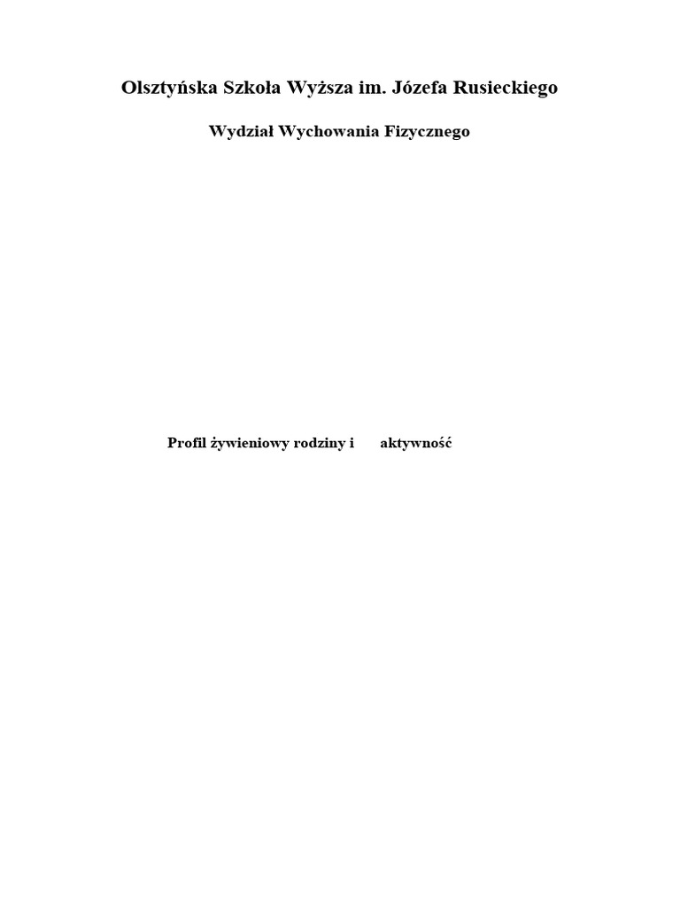 Praca Dyplomowa | PDF