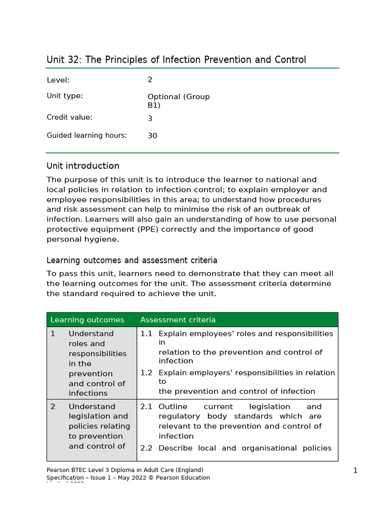 Principles of Infection Prevention and Control | PDF | Personal ...