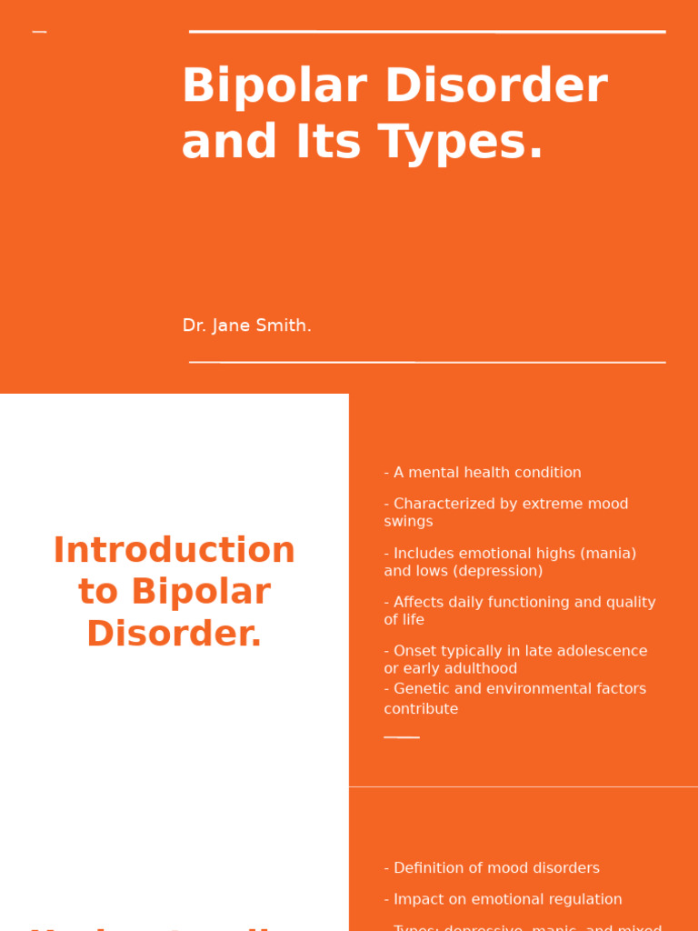 Understanding Bipolar Disorder Types | PDF | Bipolar Disorder | Mania