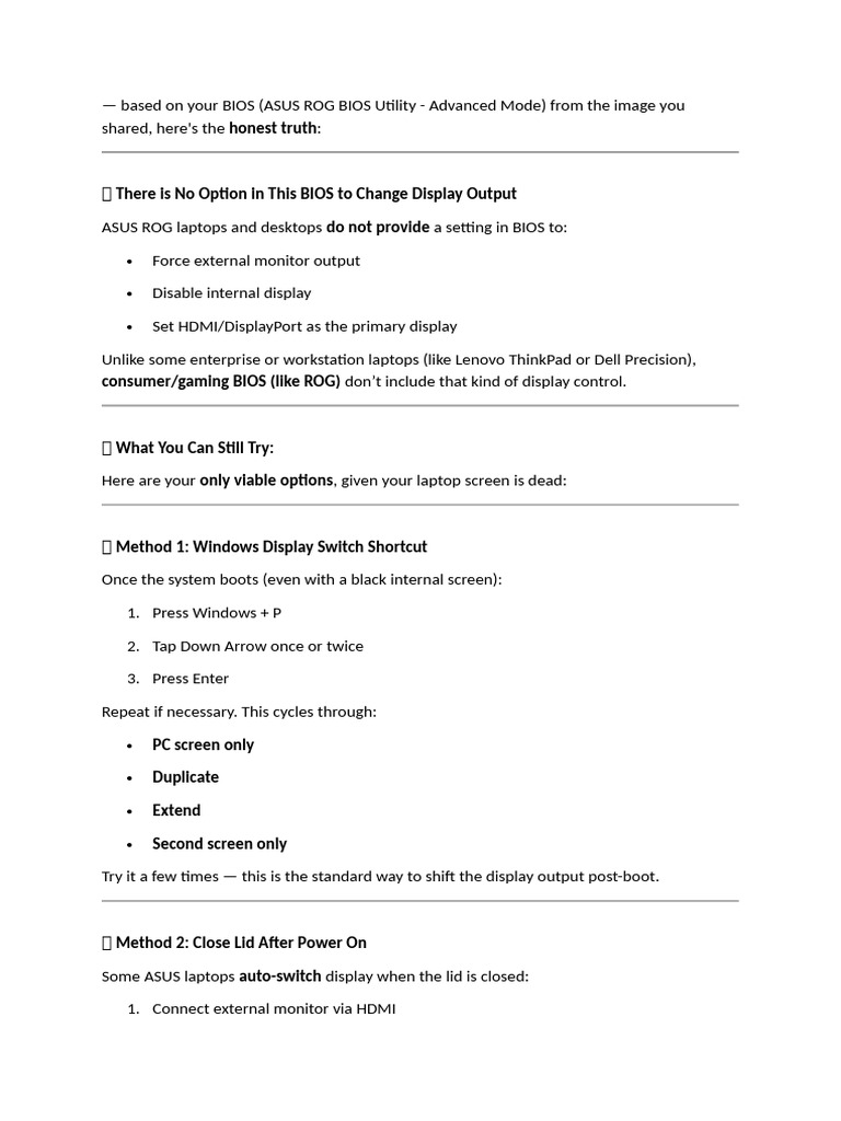 Laptop Screen Damage Solution | PDF