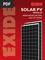 Waaree Data Sheet | PDF | Solar Cell | Solar Power