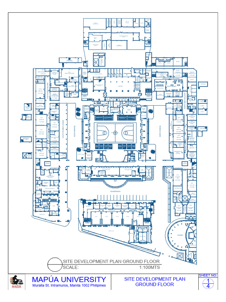 Mapúa University Ground Floor Plan | PDF