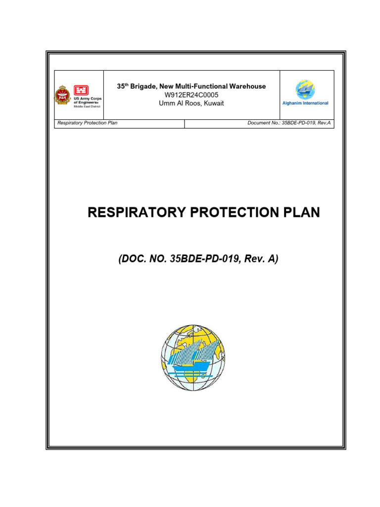 19respiratory Protection Plan | PDF | Personal Protective Equipment ...