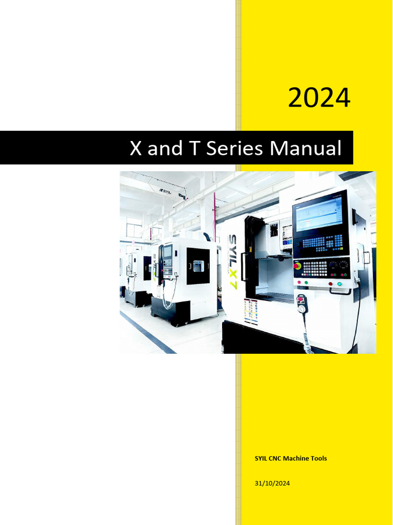 SYIL X and T Machine Manual Edition 2 | PDF | Machines | Pallet
