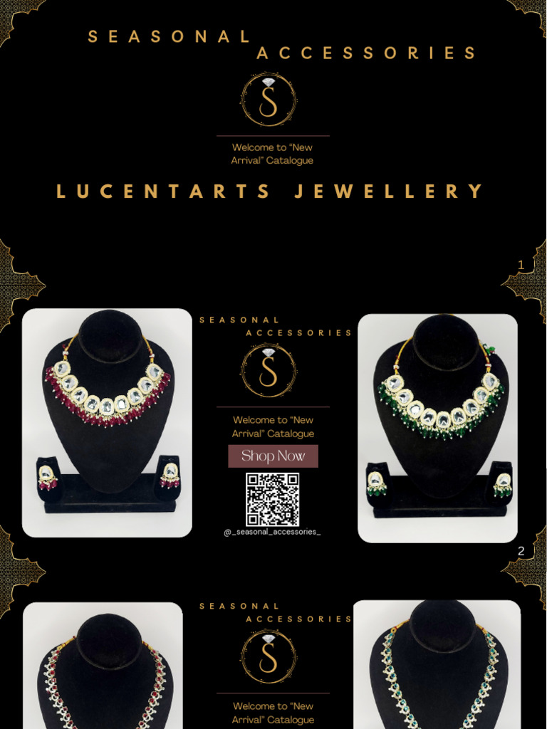 Lucentarts Jewellery Seasonal Accessories | PDF