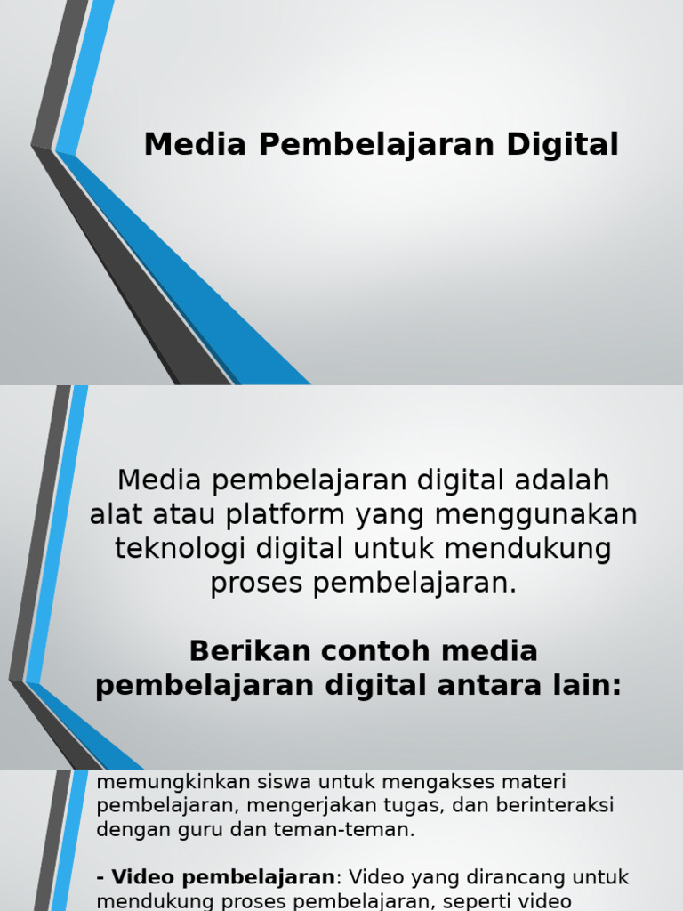 Media Pembelajaran Digital | PDF
