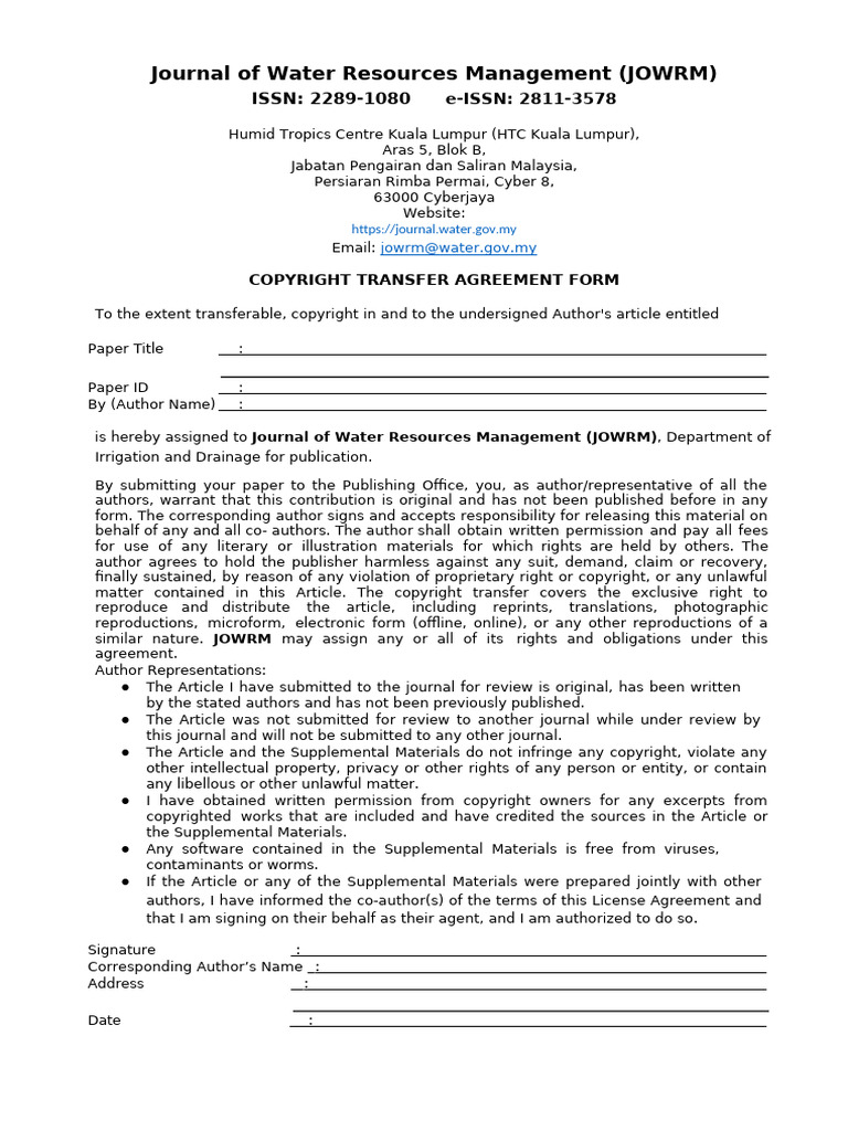 Copyright Transform Agreement JOWRM U OTH 2 OTH 2025 OTH | PDF | Copyright | Monopoly (Economics)
