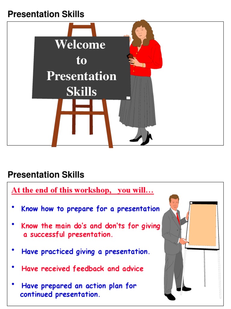 Welcome To Presentation Skills | PDF | Typefaces | Psychological Concepts