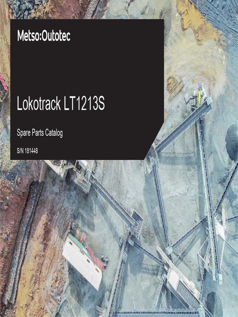 Spare Part Book LT1213S SN 181448 | PDF | Electrical Connector | Screw