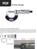 Read a Micrometer Screw Gauge | PDF
