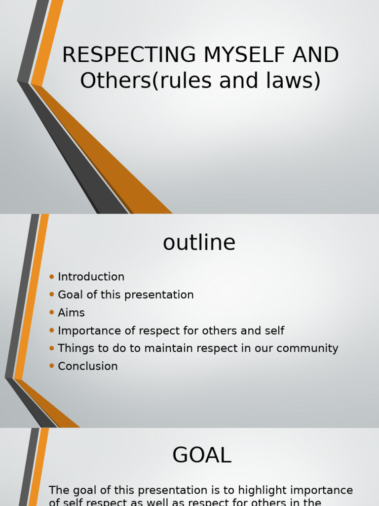 Importance of Self and Mutual Respect | PDF | Behavioural Sciences ...