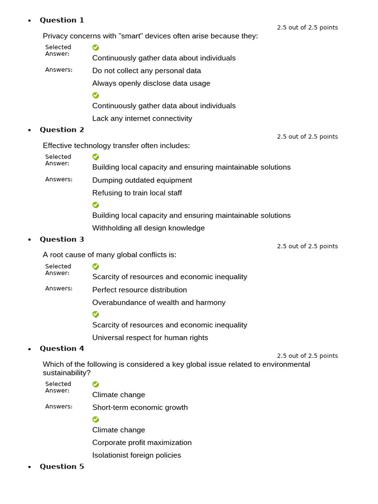 Global Issues and Ethical Technology Insights | PDF | Privacy | Nuclear ...