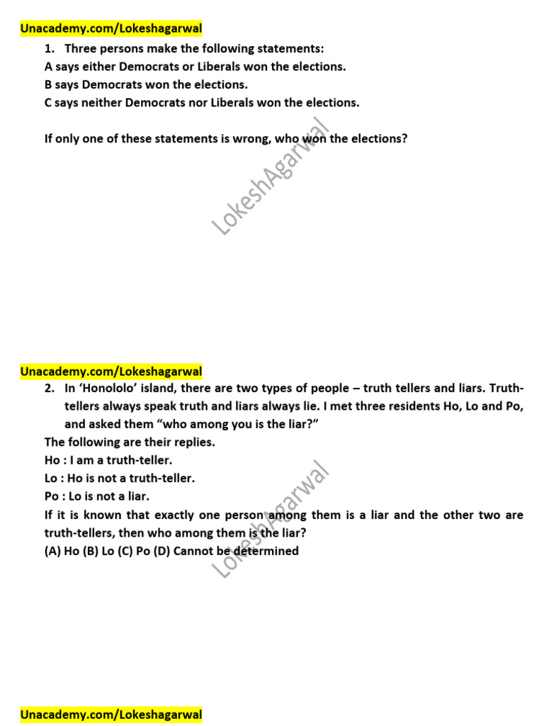 Binary Logic - Snap Nmat New | PDF | Truth | Logic