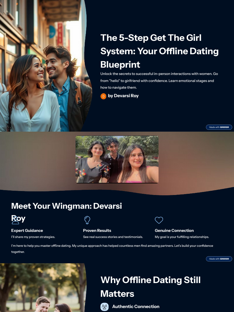 5-Step Offline Dating Success Guide | PDF | Intimate Relationships ...