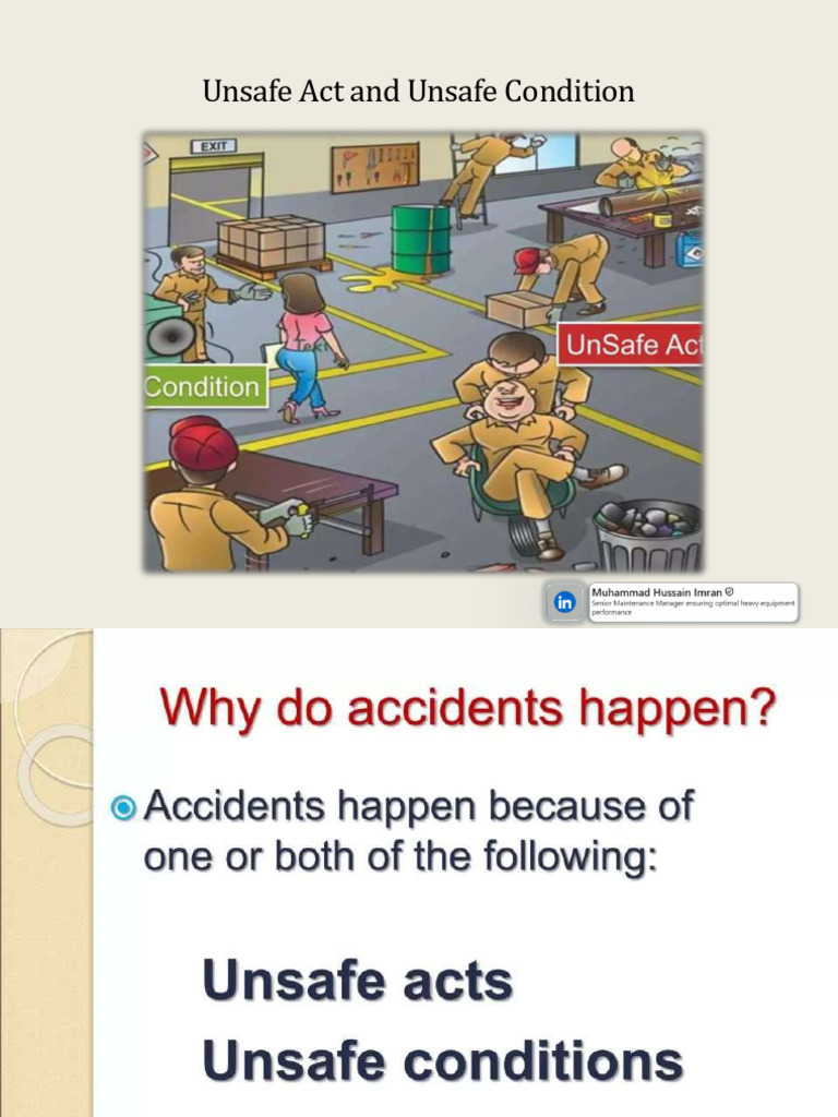 Unsafe Act and Unsafe Condition | PDF
