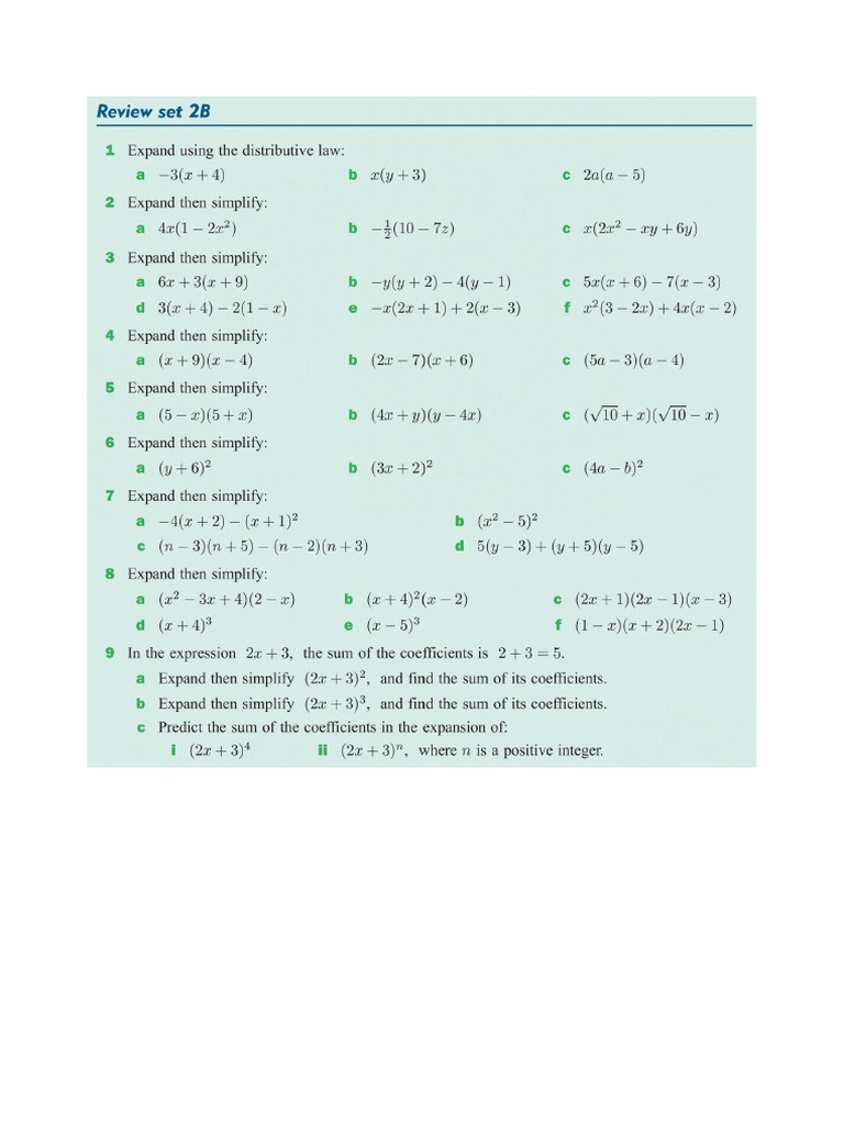 Unit 2 Review 2 B | PDF