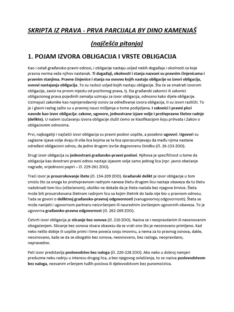 SKRIPTA-IZ-PRAVA-1-1 | PDF