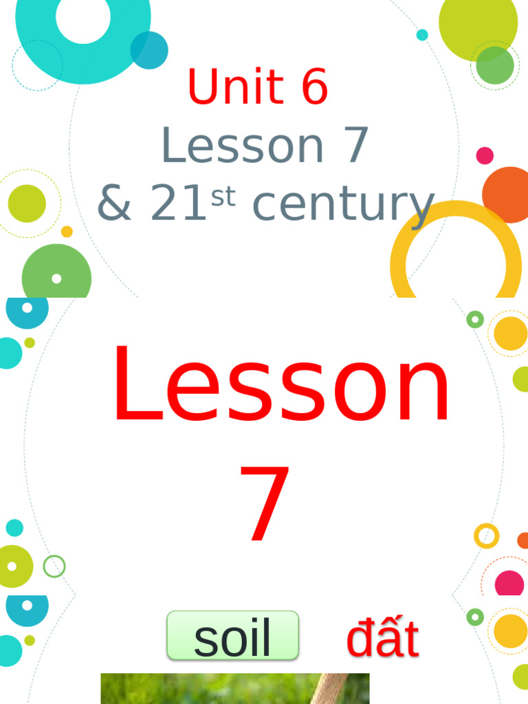 GMF 1 Unit 6 Lesson 7 and 21st Century | PDF