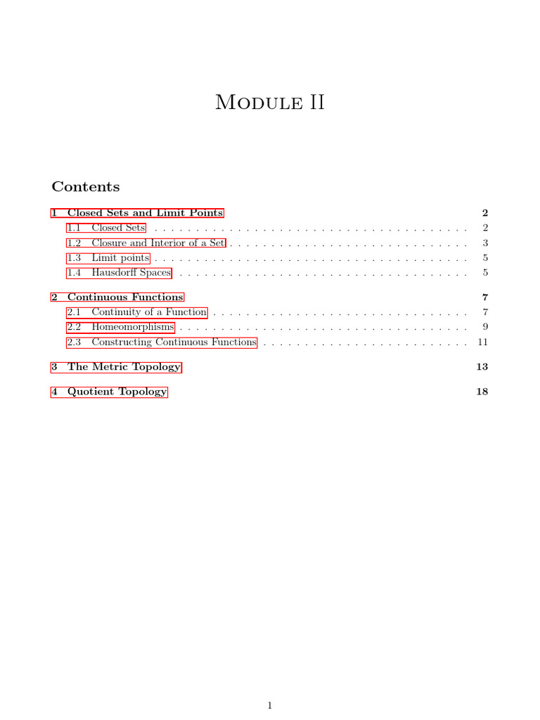 module2-notex | PDF | Limit (Mathematics) | Continuous Function