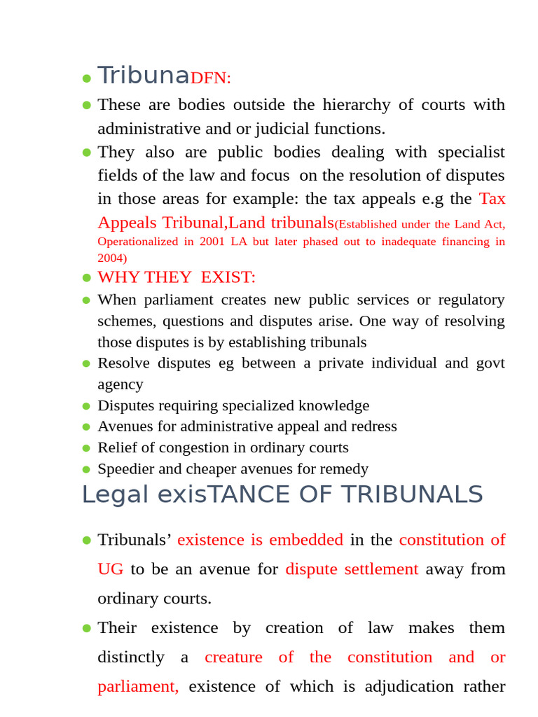 Tribunals | PDF