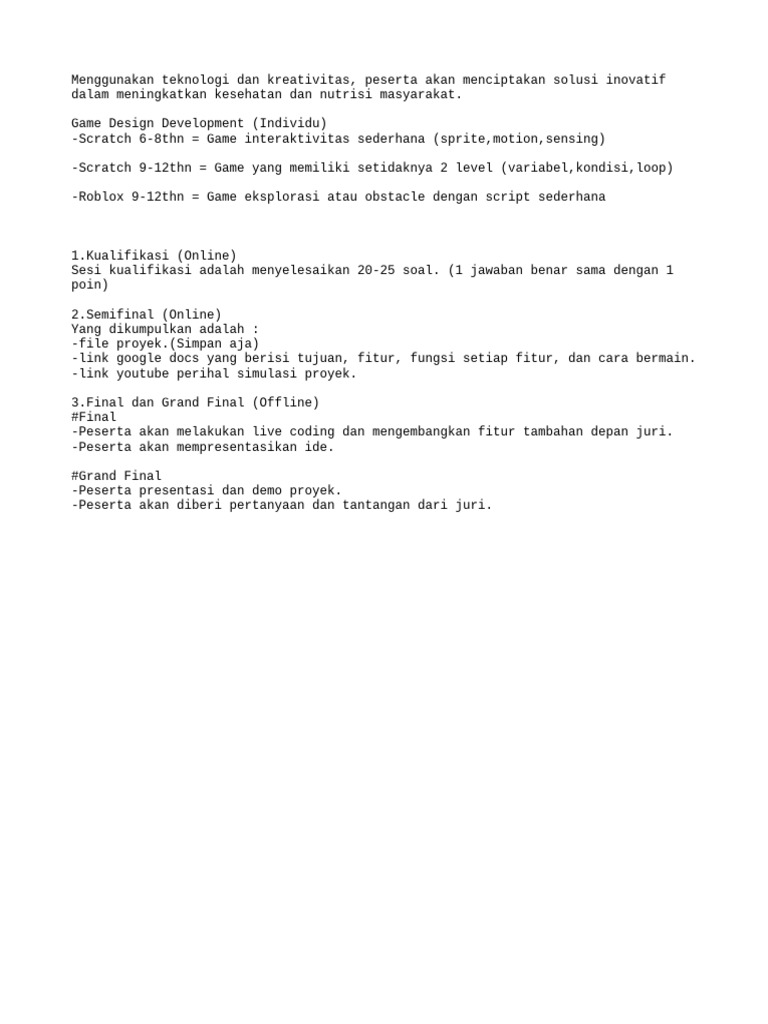 Catatan Code Olympiad 2025 | PDF