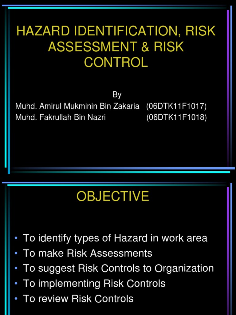 HIRARC | Risk Assessment | Risk