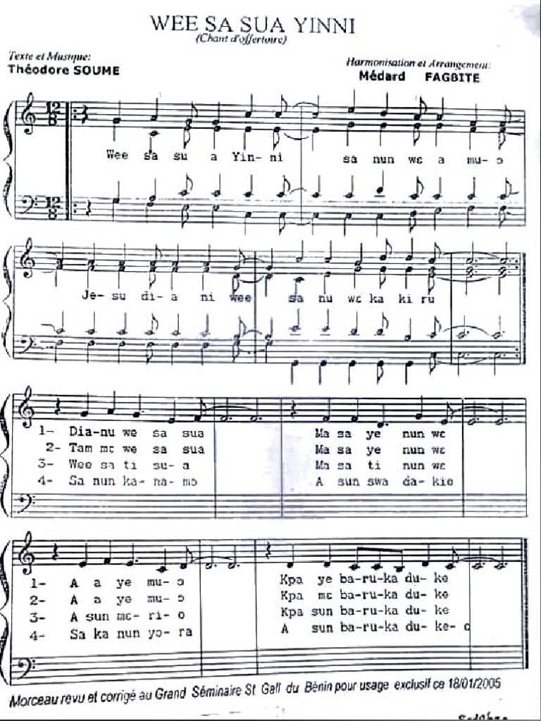 Wee Sa Sua Yini | PDF