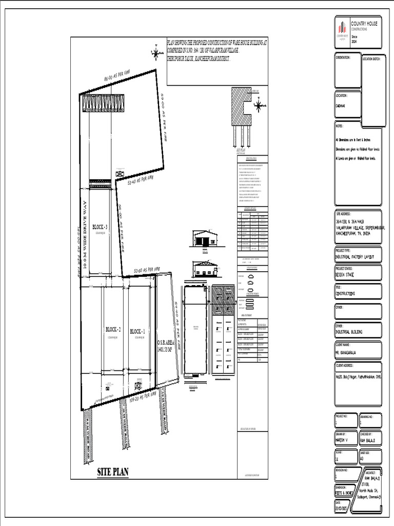 Valarpuram Proposed Layout | PDF | Brick | Basement