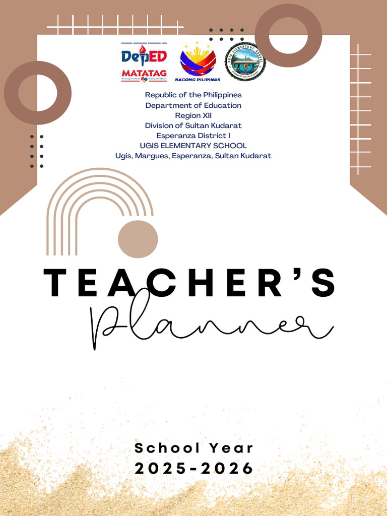 Minimalist Rainbow Teacher Planner | PDF | Learning