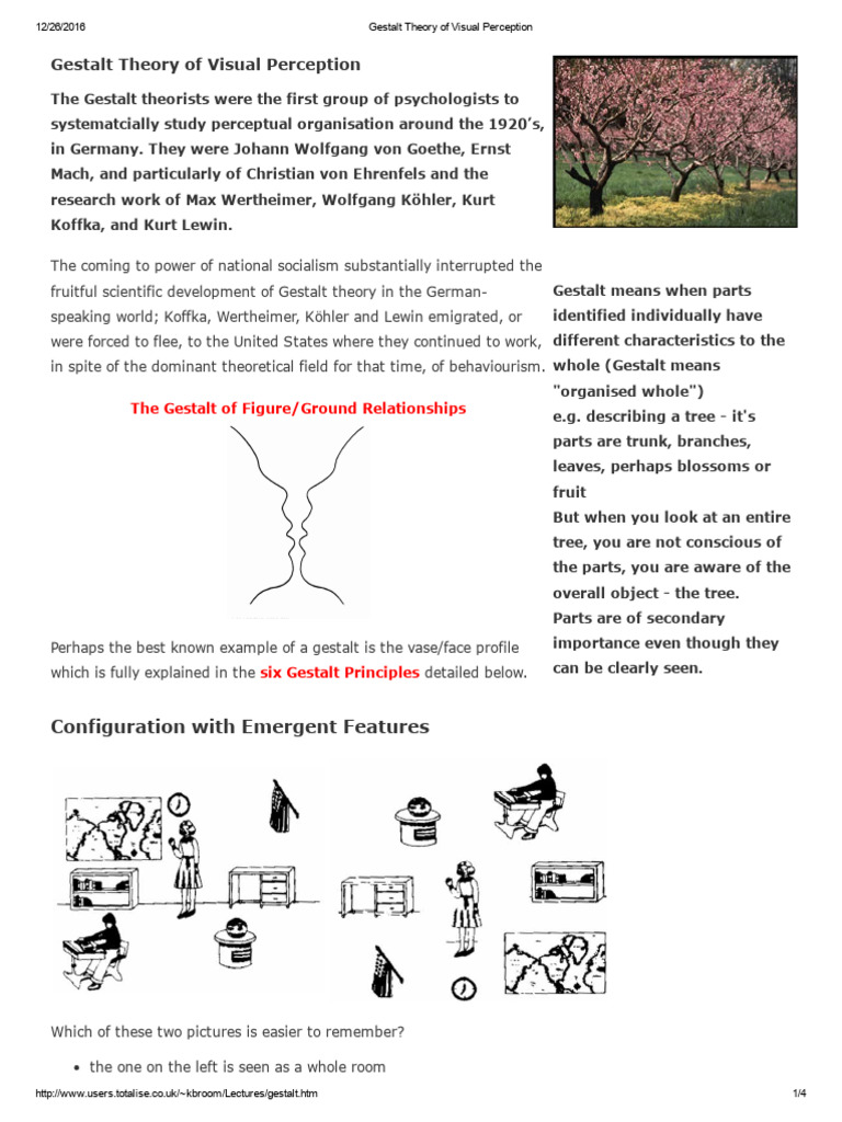 Gestalt Principles of Visual Perception | PDF | Mental Processes ...