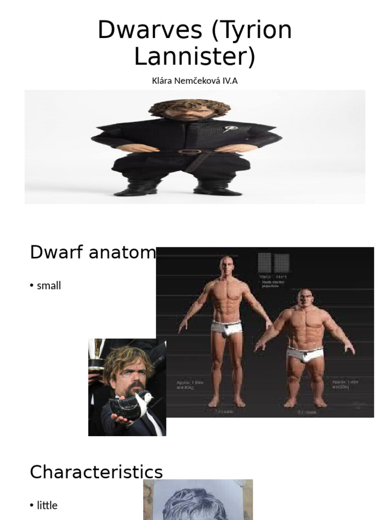 Dwarves (Tyrion Lannister) | PDF