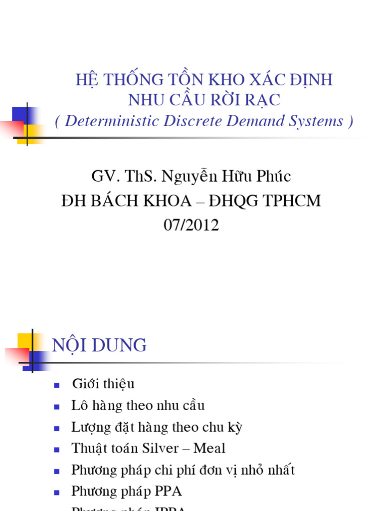 Chương 3 - Dds | PDF