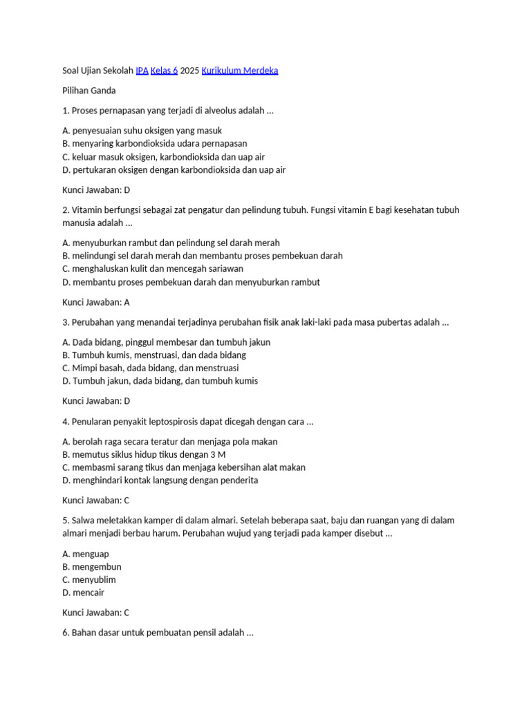 Ipa Kiyar - 7 Mei 2025 | PDF