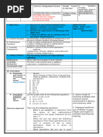 GMDAS Operations Lesson Plan for Grade 5 | PDF | Mathematics | Learning