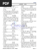 Class 9 Entrance Exam Sample Paper | PDF | Solution | Test (Assessment)