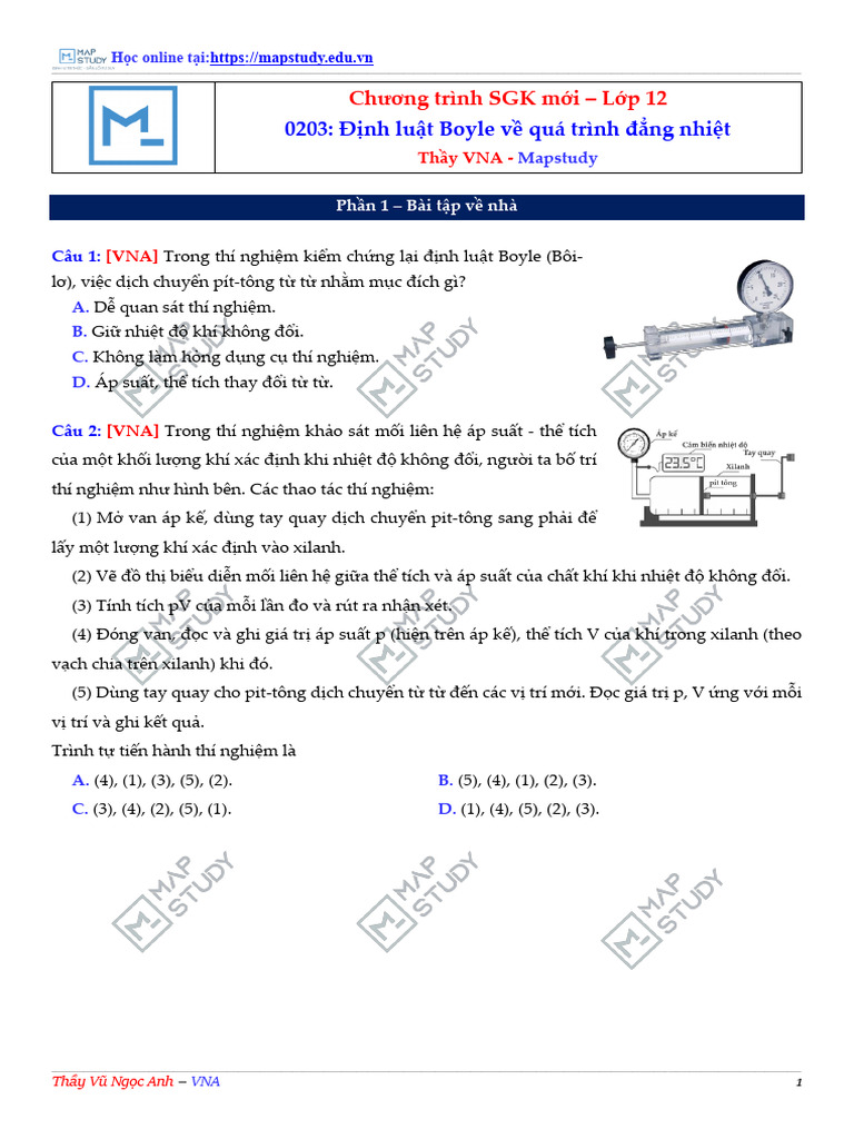 Tai Lieu - Bai 0203 Dinh Luat Boyle Ve Qua Trinh Dang Nhiet 1749042719158 | PDF