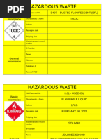 Hazardous Waste Codes | PDF | Waste | Solvent