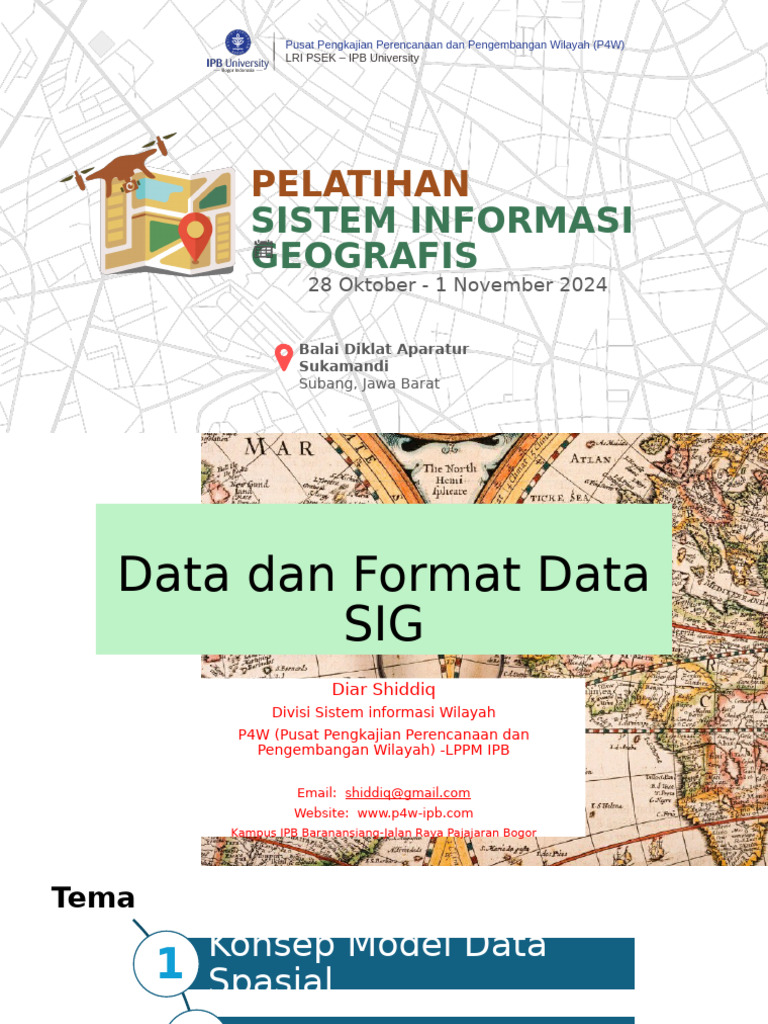 Data Spasial dalam Sistem Informasi Geografis | PDF