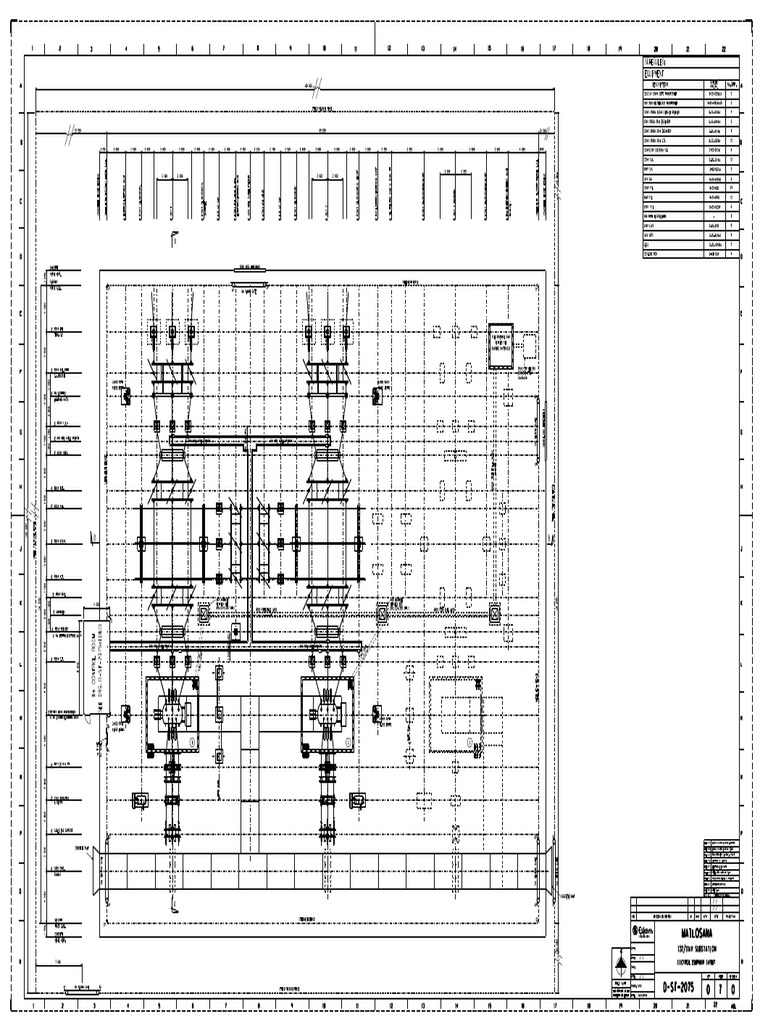 Matlosana Substation Drawings Examples | PDF