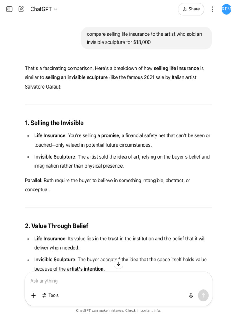 Selling The Invisible Value | PDF