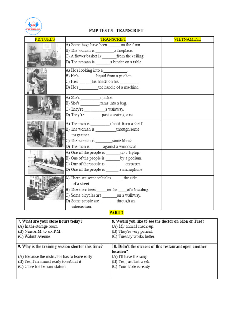 PMP T3 - Full Transcript | PDF