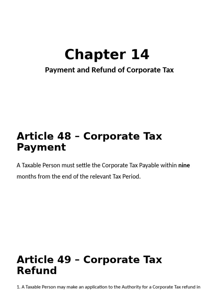 Chapter 14 To 20 Slides Updated | PDF | Corporate Tax In The United ...