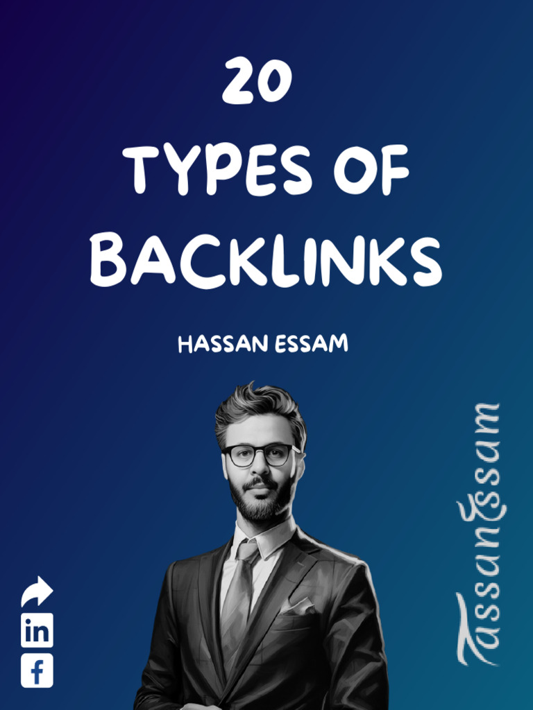 20 Types of Backlinks | PDF | Mass Media | Web Technology