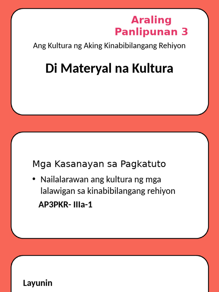 AP 3 - Quarter 3 - Week 1 - Day 2 | PDF